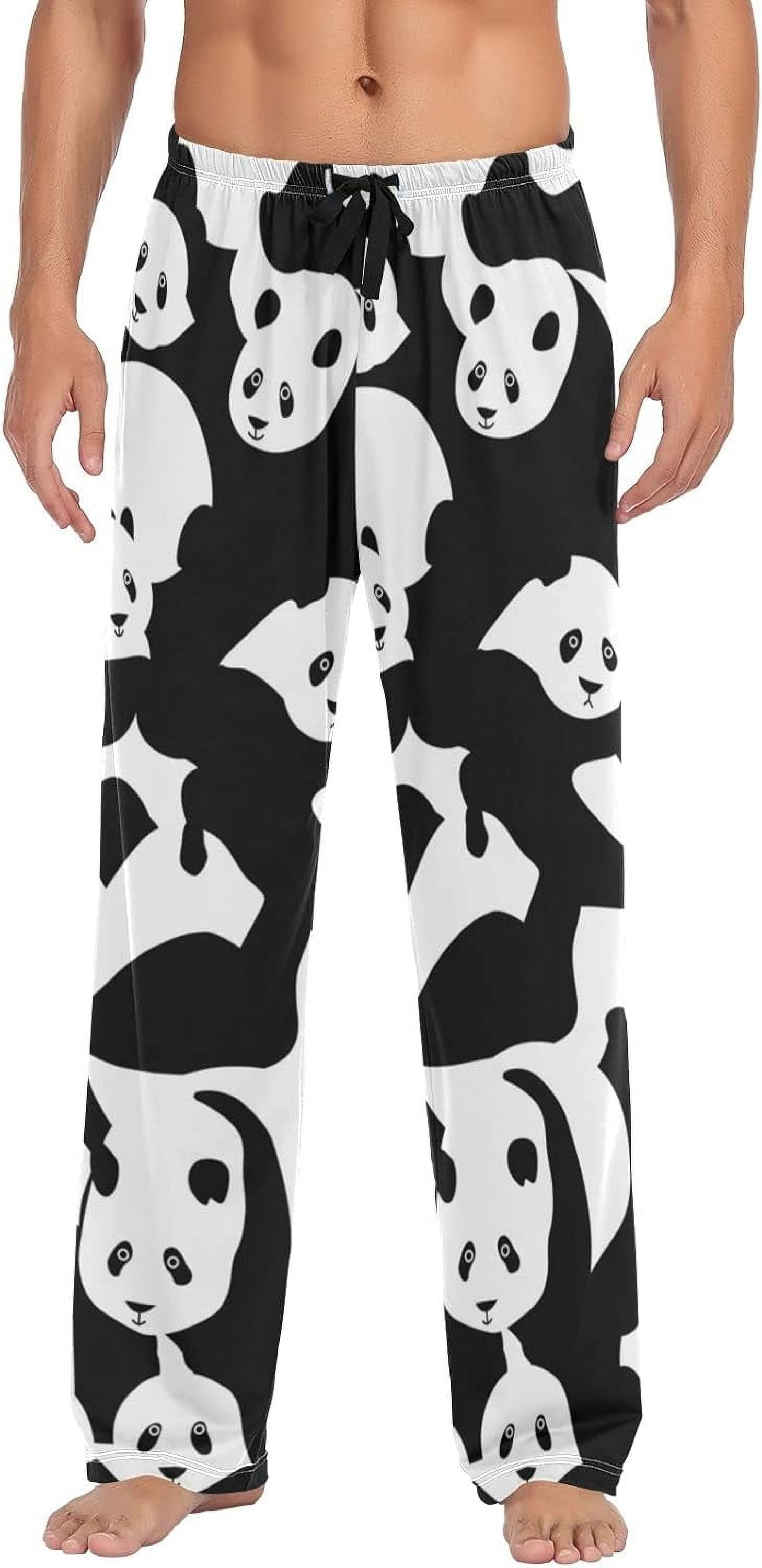 Men's Pajama Pants with Pockets Sleepwear Lounge Pants Stretch Casual ...