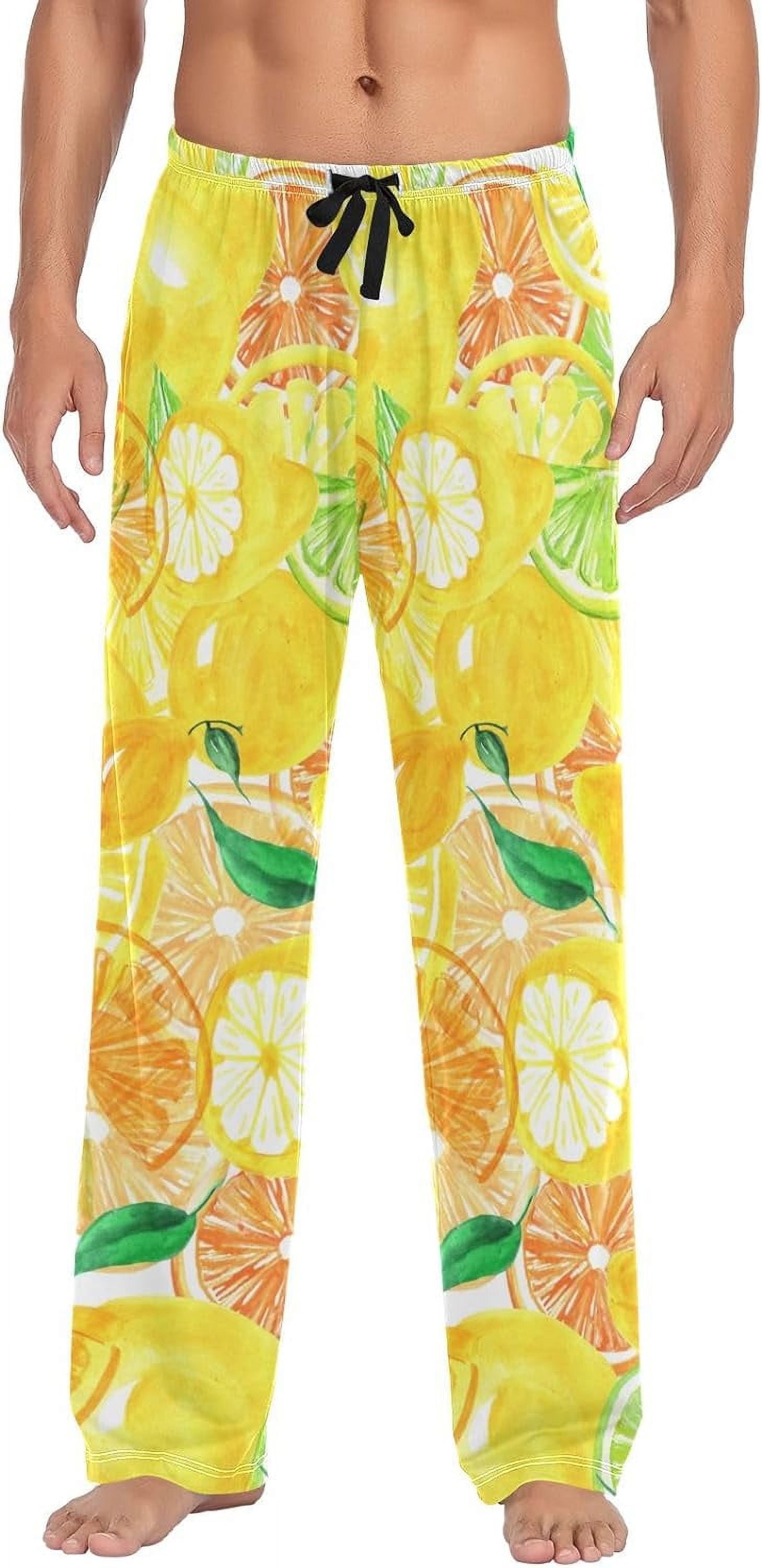 Men's Pajama Pants with Pockets Sleepwear Lounge Pants Stretch Casual ...