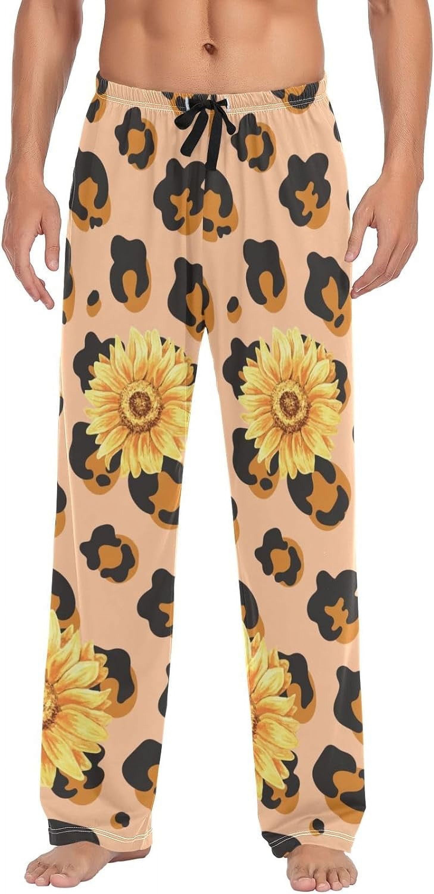 Men's Pajama Pants with Pockets Sleepwear Lounge Pants Stretch Casual ...