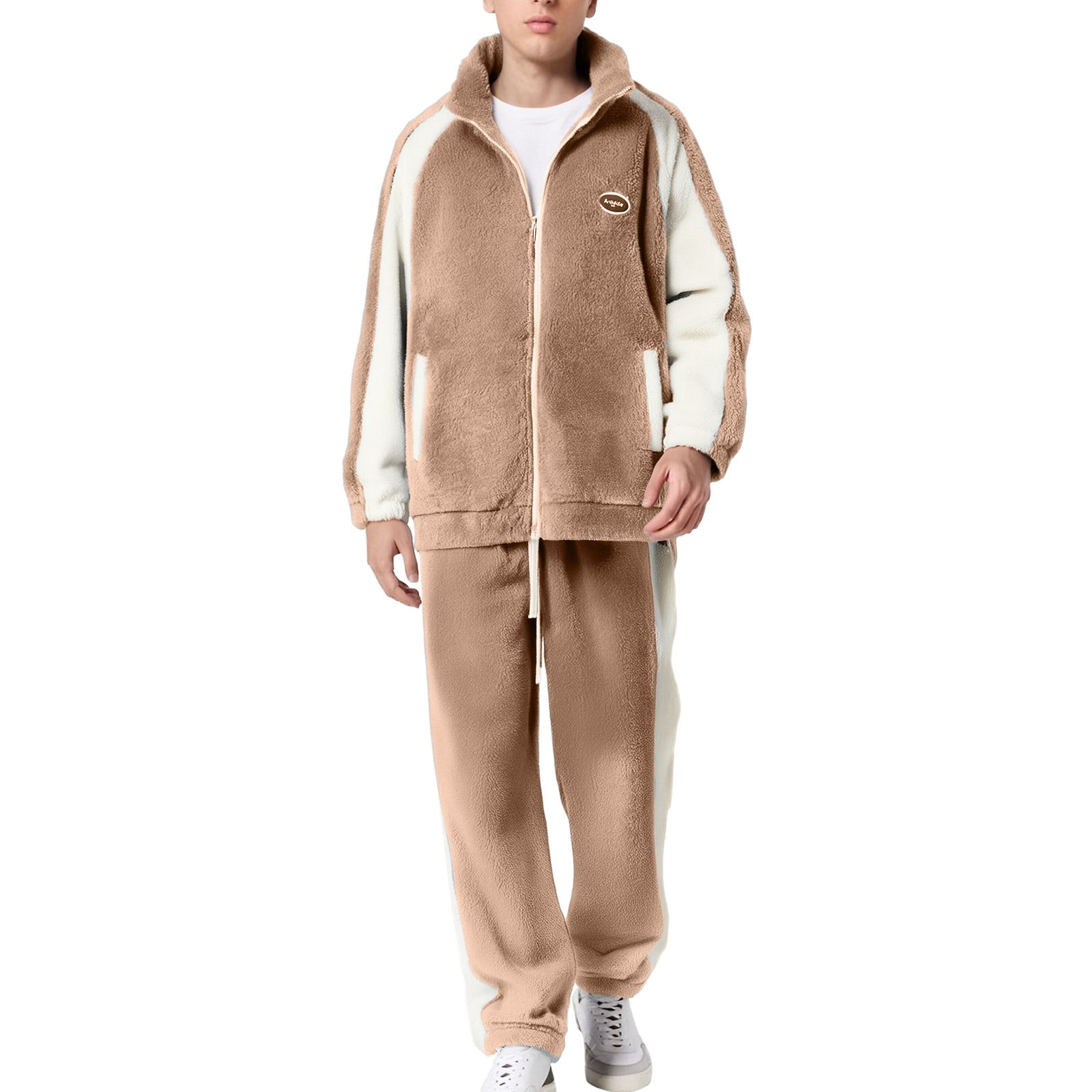 Men's Pajama and Loungewear Winter Coral Velvet Heavy Pile Extra Thick ...