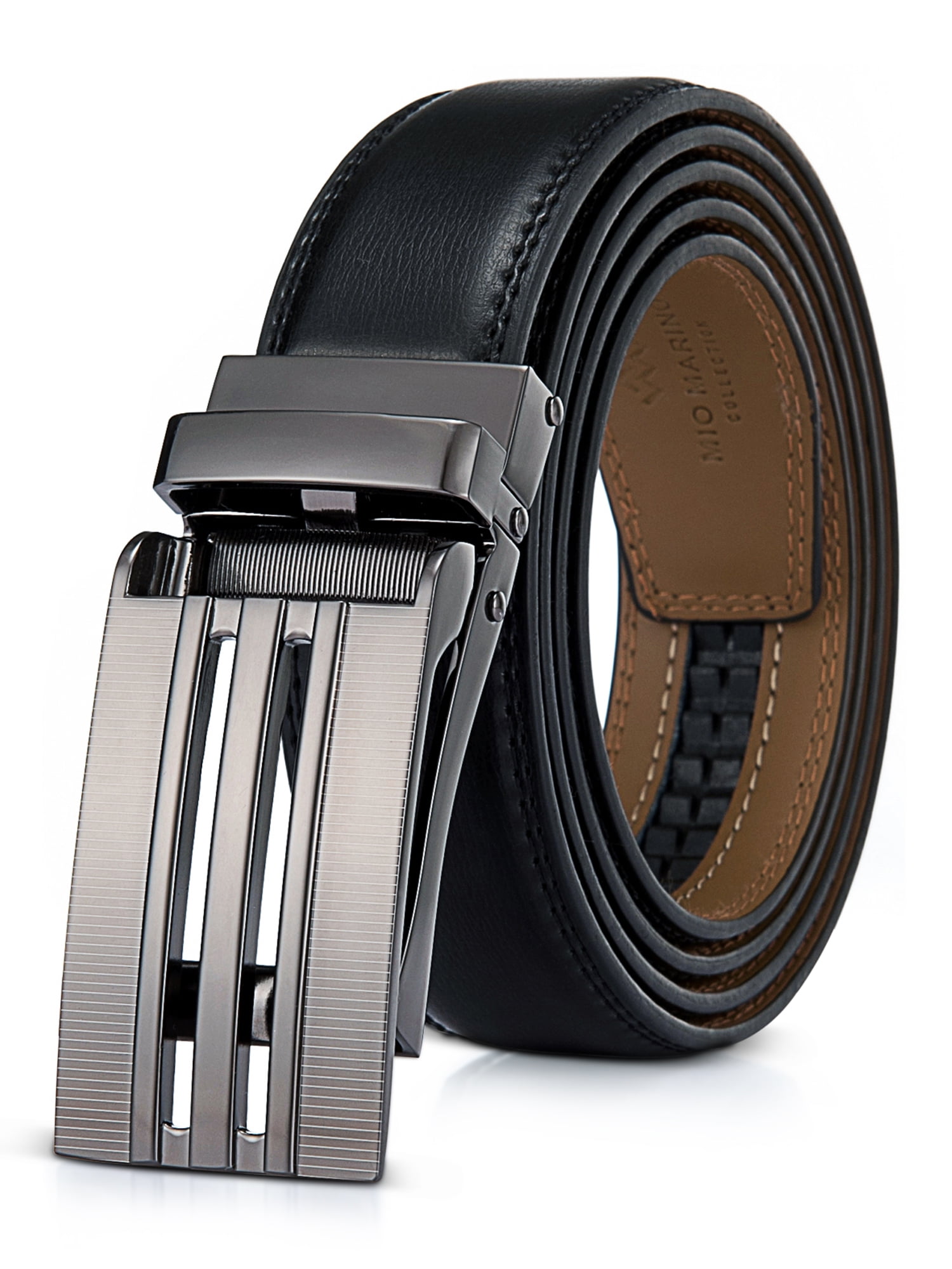 Men's Panel Striped Ratchet Belt - Walmart.com