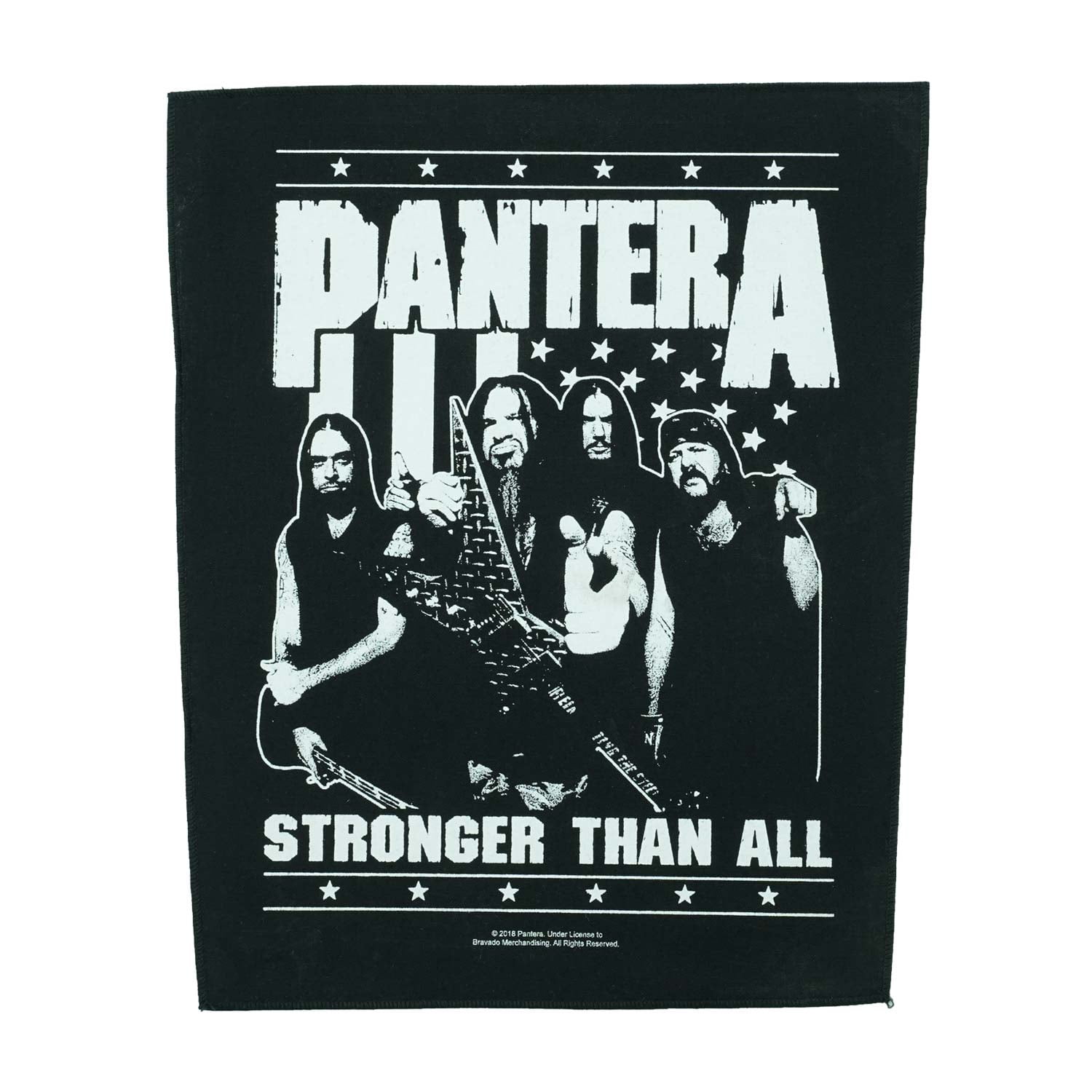 Men's Pantera Stronger Than All Back Patch Black - Walmart.com