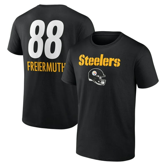Men's Pittsburgh Polamalu 43 Black Sports Player Game Stitched Name ...