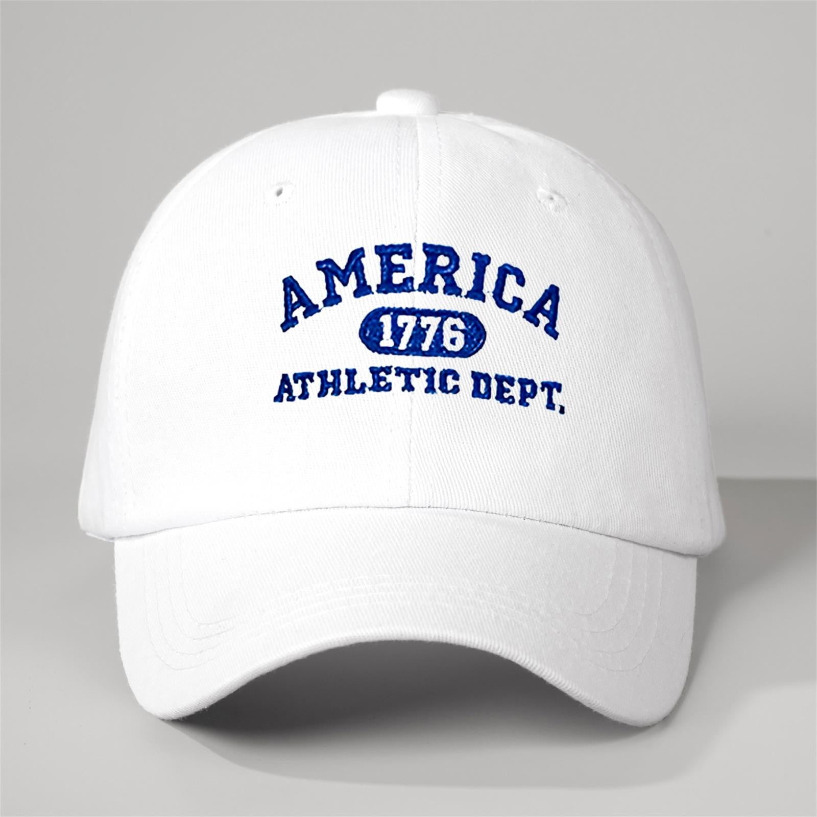 Men's Patriotic Alphabet Adjustable Baseball Cap Damsel Hat Salvage Hat ...