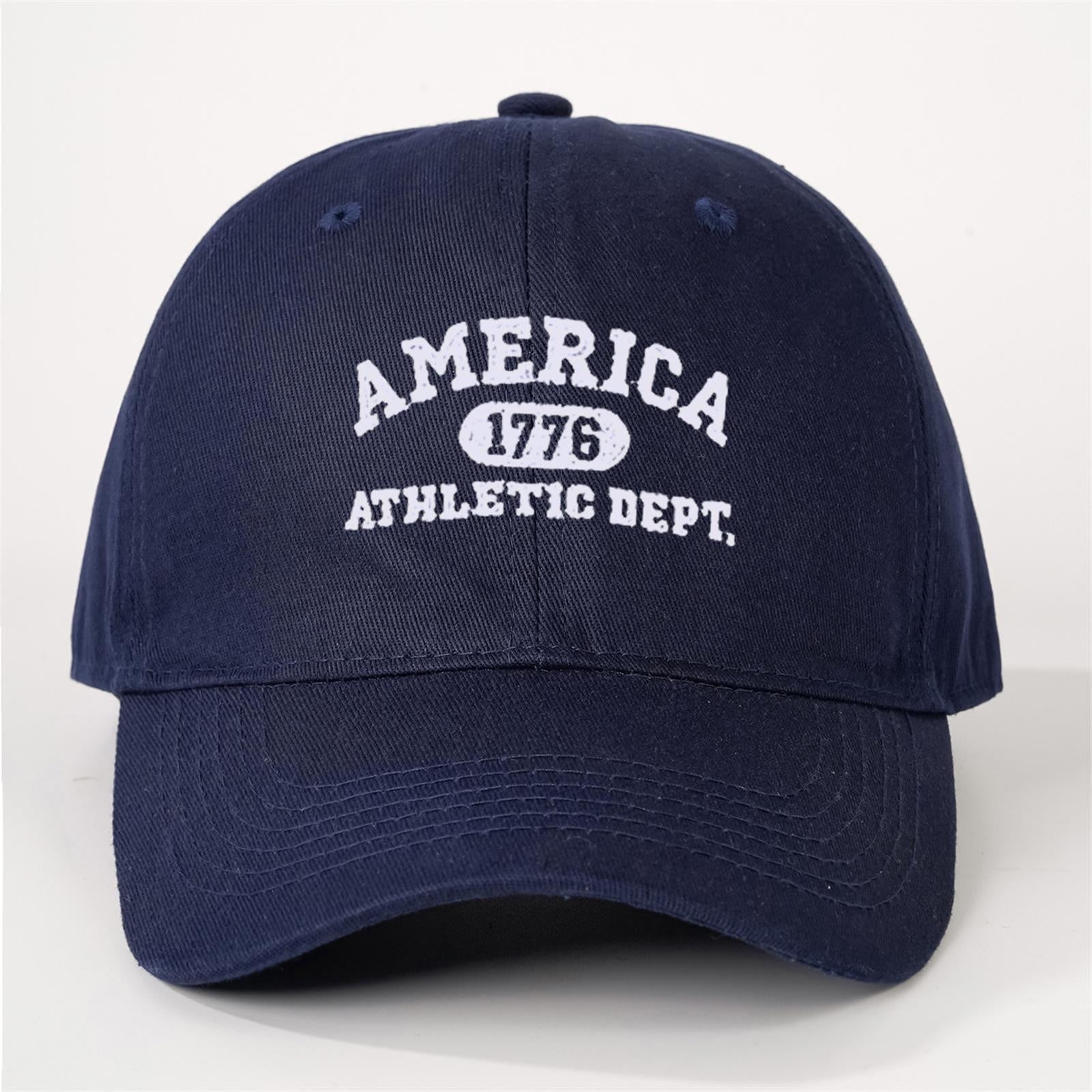 Men's Patriotic Alphabet Adjustable Baseball Cap Marriage Hat Embroiled ...