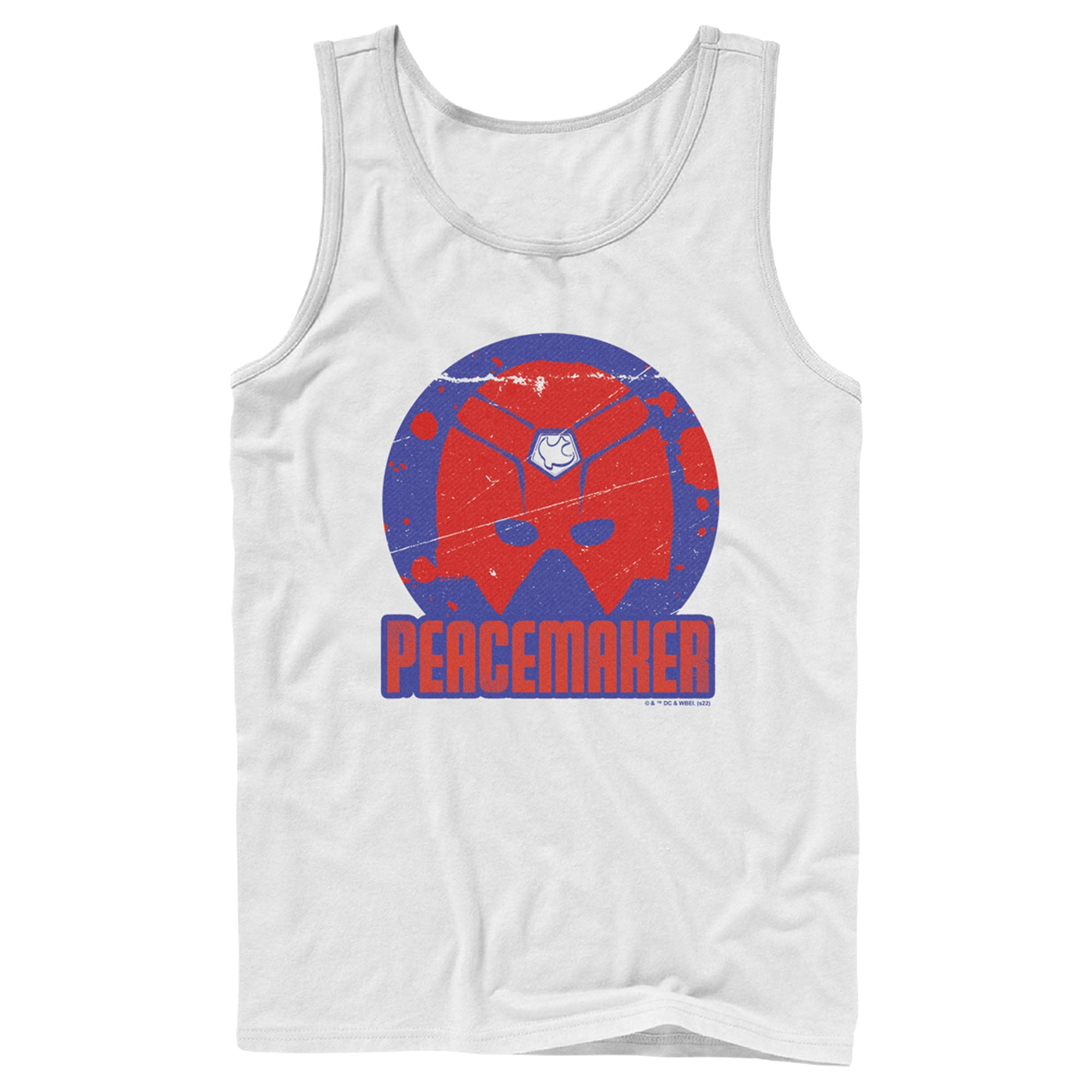 Men's Peacemaker Helmet Logo Tank Top White Large - Walmart.com