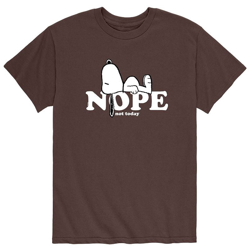 Men's Peanuts Snoopy Nope Tee - Walmart.com