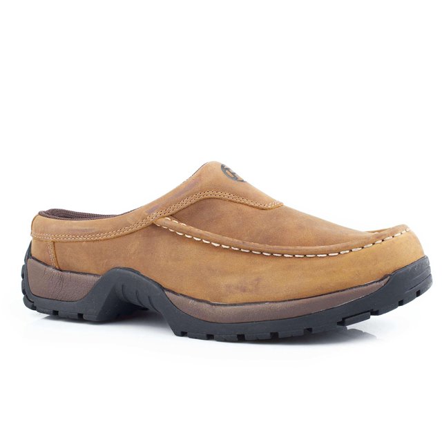 Men's Performance Lite Open Back Slip-On Casual Shoes Moc Toe Tan 7 D(M ...