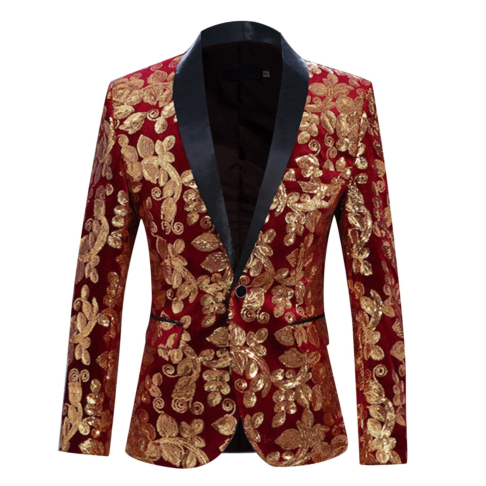 Men's Performance Suit Pink Silver Sequin Male Stage Performance Slim ...