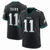 Men's Philadelphia Brown 11 Black Sports Player Game Stitched Name ...