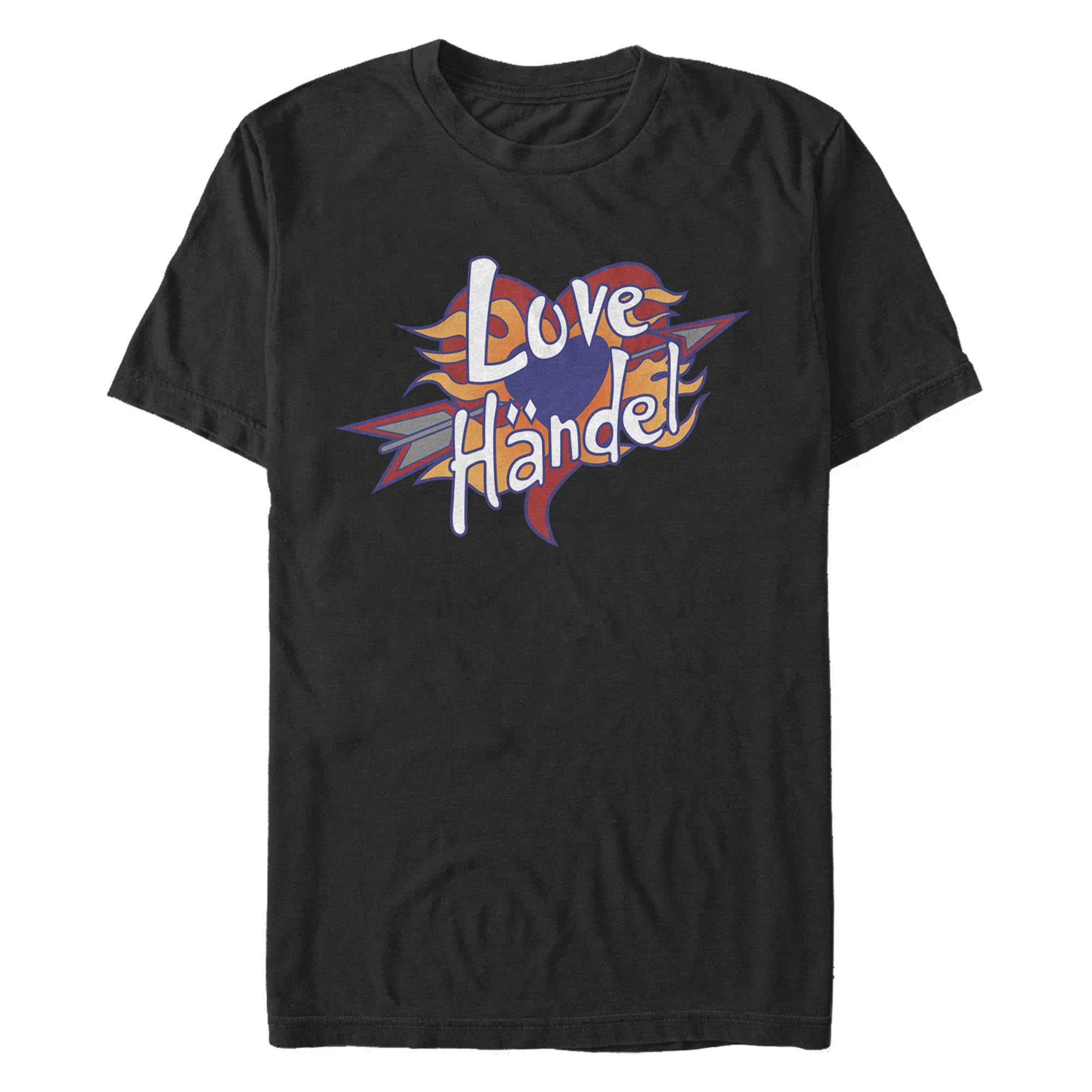 Men's Phineas and Ferb Phineas and Ferb Love Handel Band Logo Graphic T ...