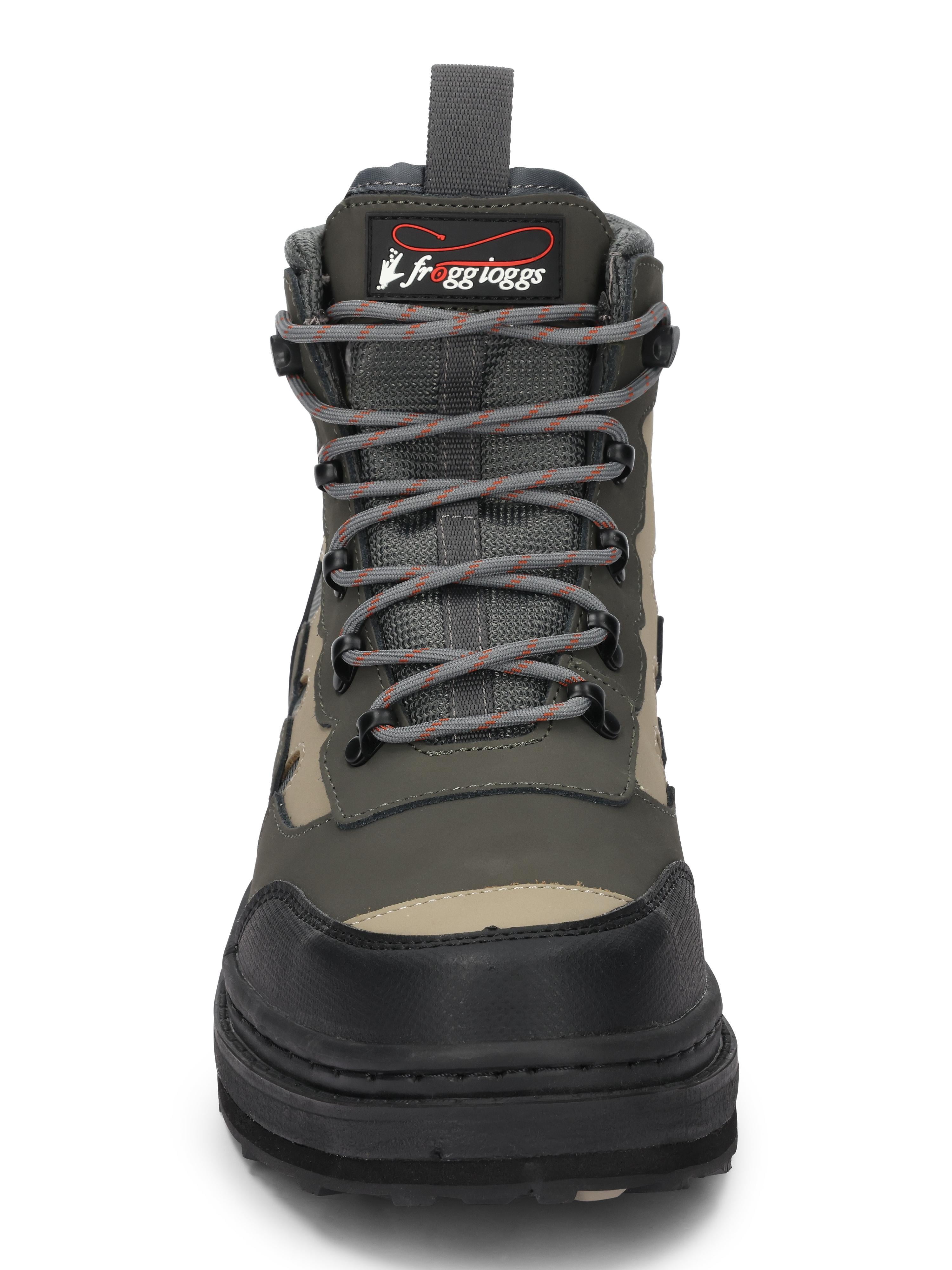 Frogg Toggs Men's Pilot II Wading Shoe, Cleated, Khaki/Black, Size 10 ...
