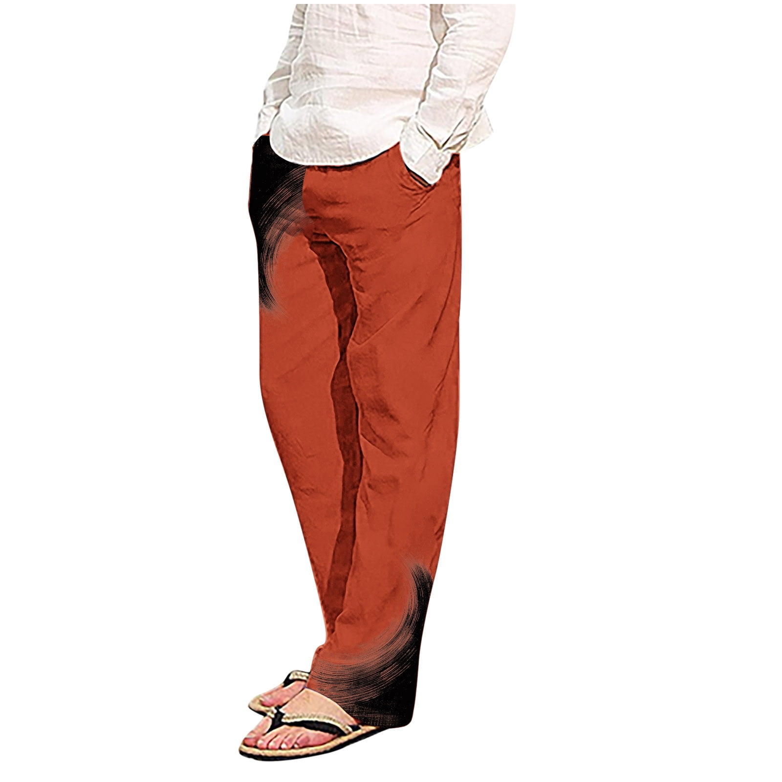 Men's Plaid Pajama Pants Casual Jogger Sweatpants Lightweight Polyester ...