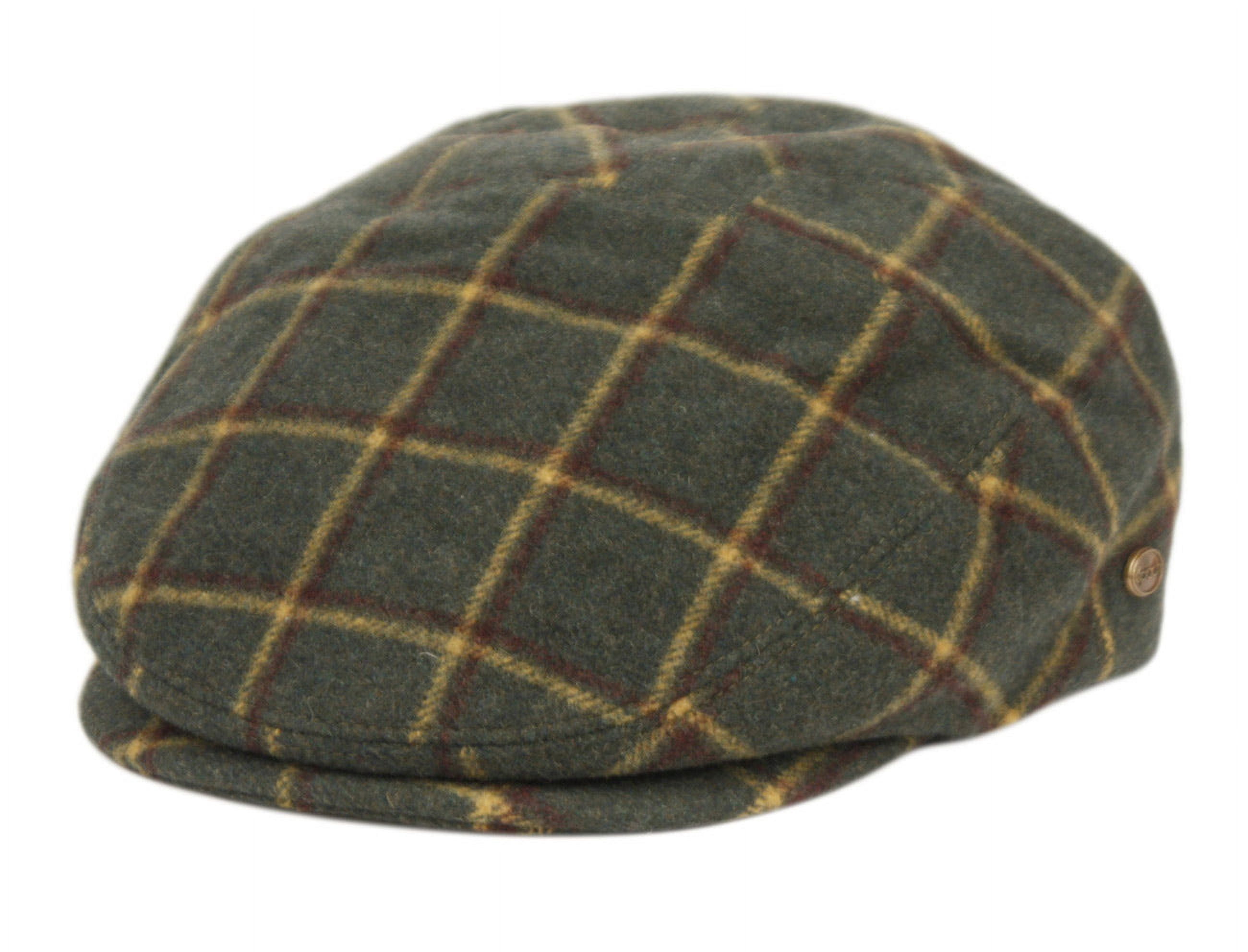 Men's Plaid Tween Ivy Caps Newsboy Hat Wool Blend Gatsby Cabbie Cap ...