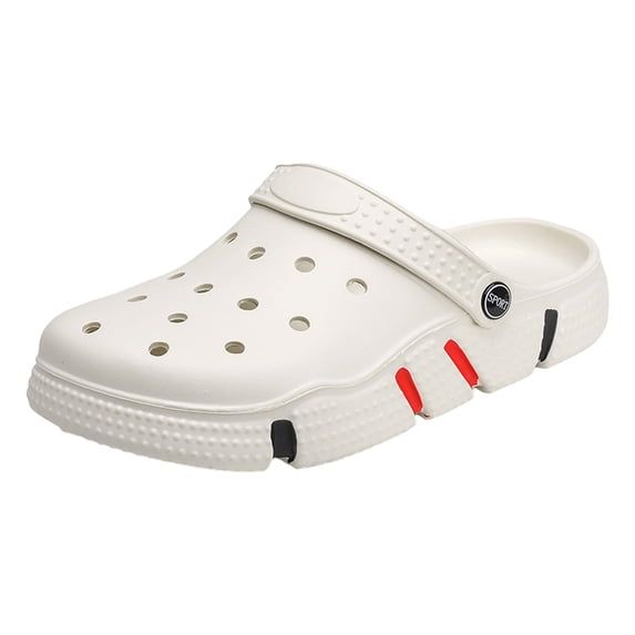 Men's Platform Sandals Wide Toe Box Non Slip Clogs Soft Soles ...