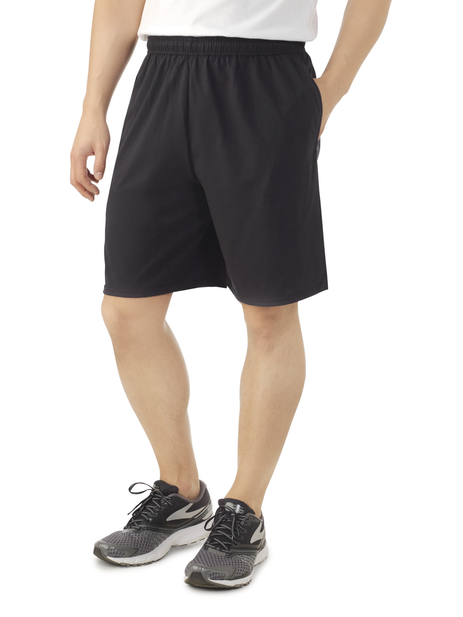 Men's Platinum Jersey Shorts with Side Pockets - Walmart.com