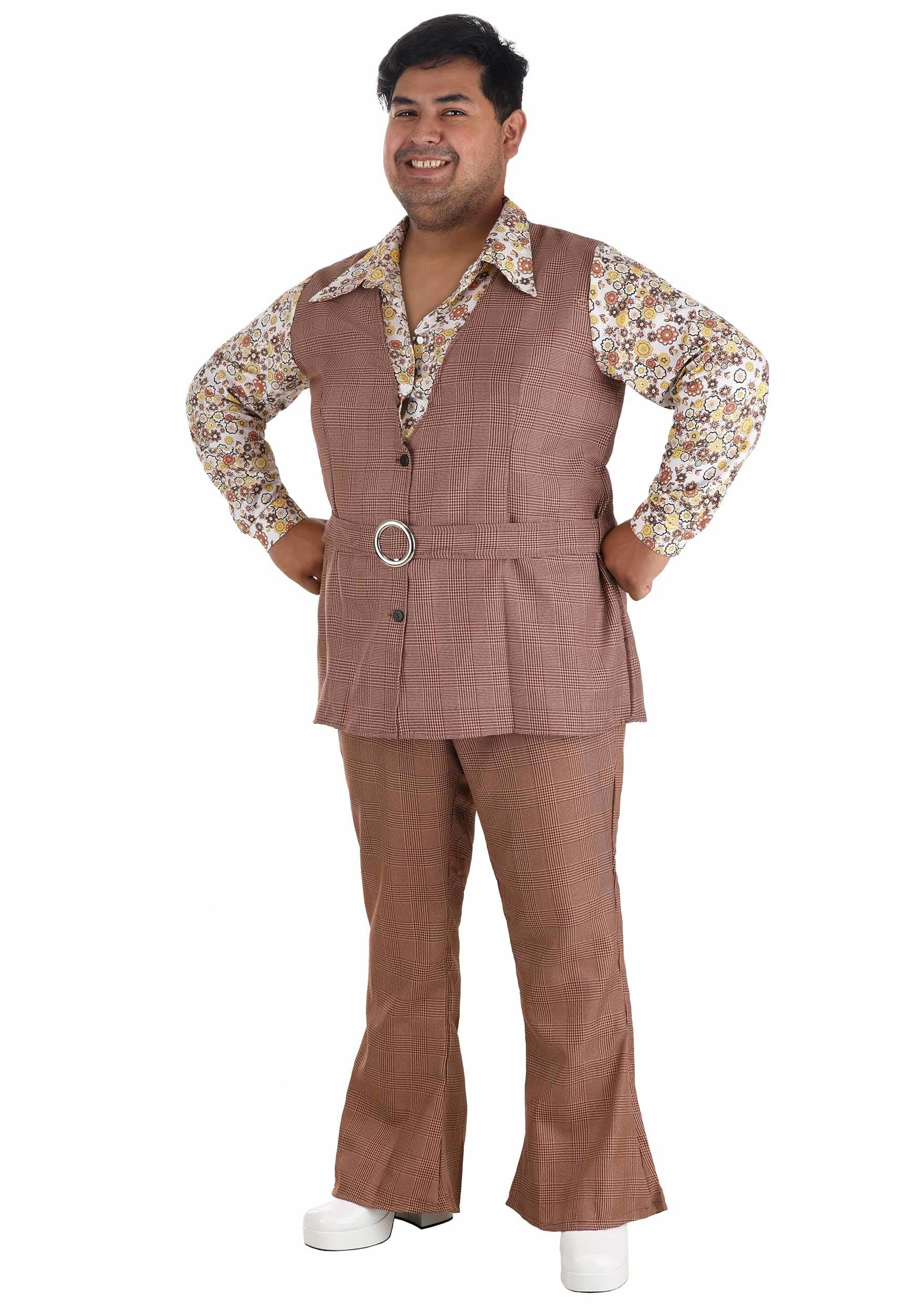 Plus Size 70's Vest Costume for Men - Walmart.com