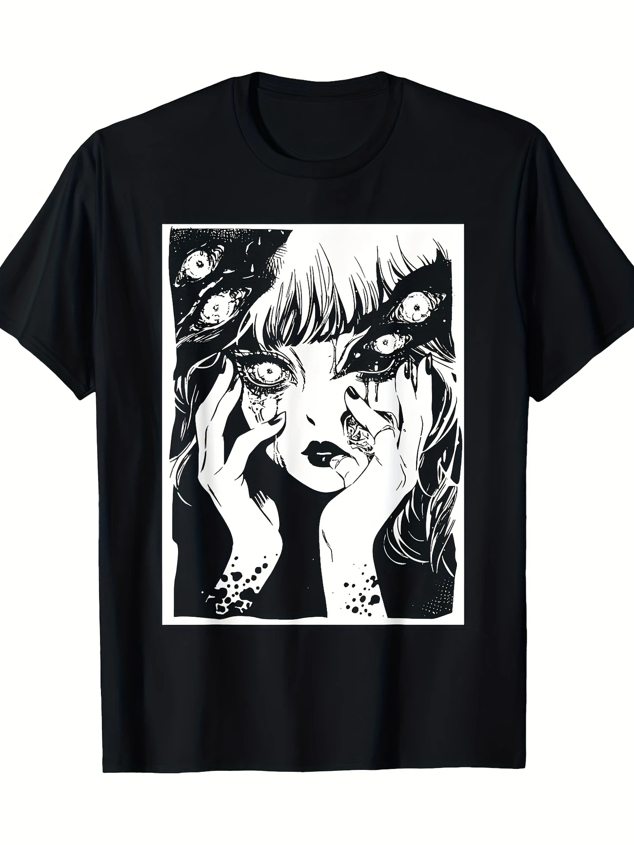 Men's Plus Size Anime Graphic T-Shirt - St. Patrick's Day Horror Manga ...
