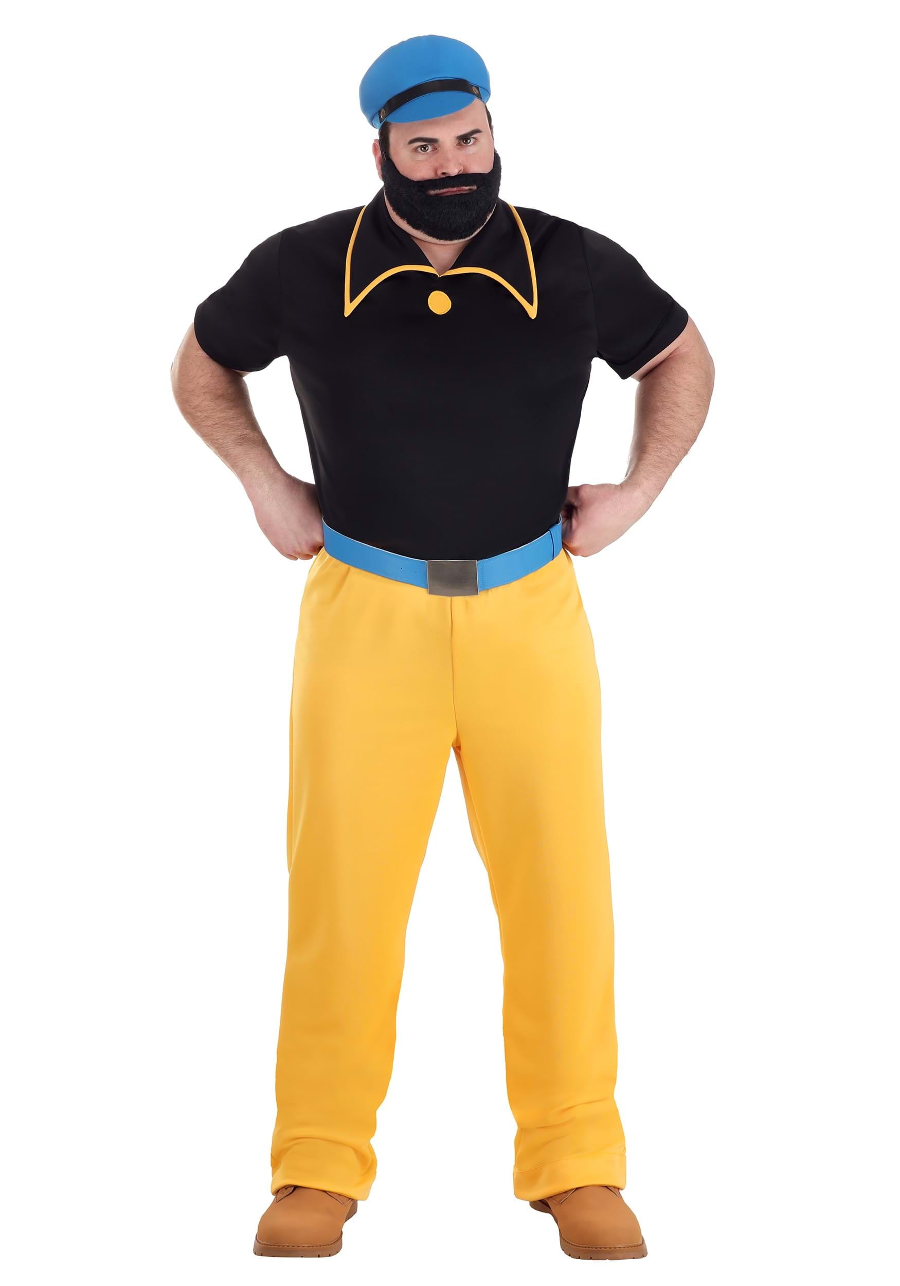 Men's Plus Size Brutus Popeye Costume - Walmart.com