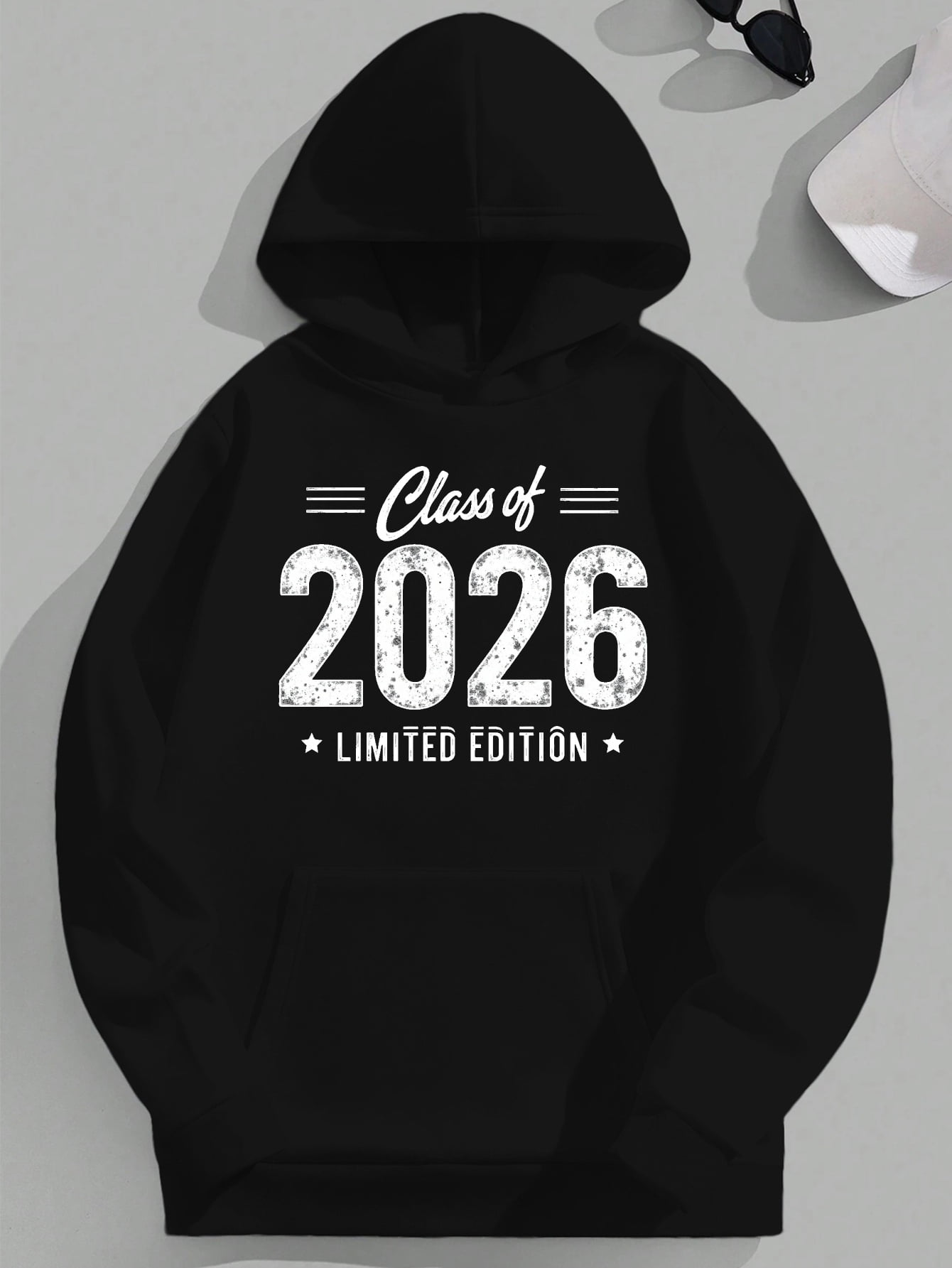 Men's Plus Size Hooded Sweatshirt - Class of 2026 Limited Edition ...