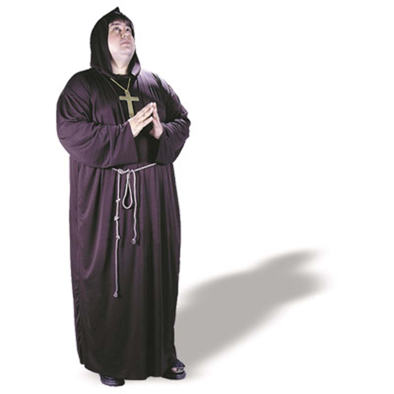 Men's Plus Size Monk Robe Costume - Walmart.com