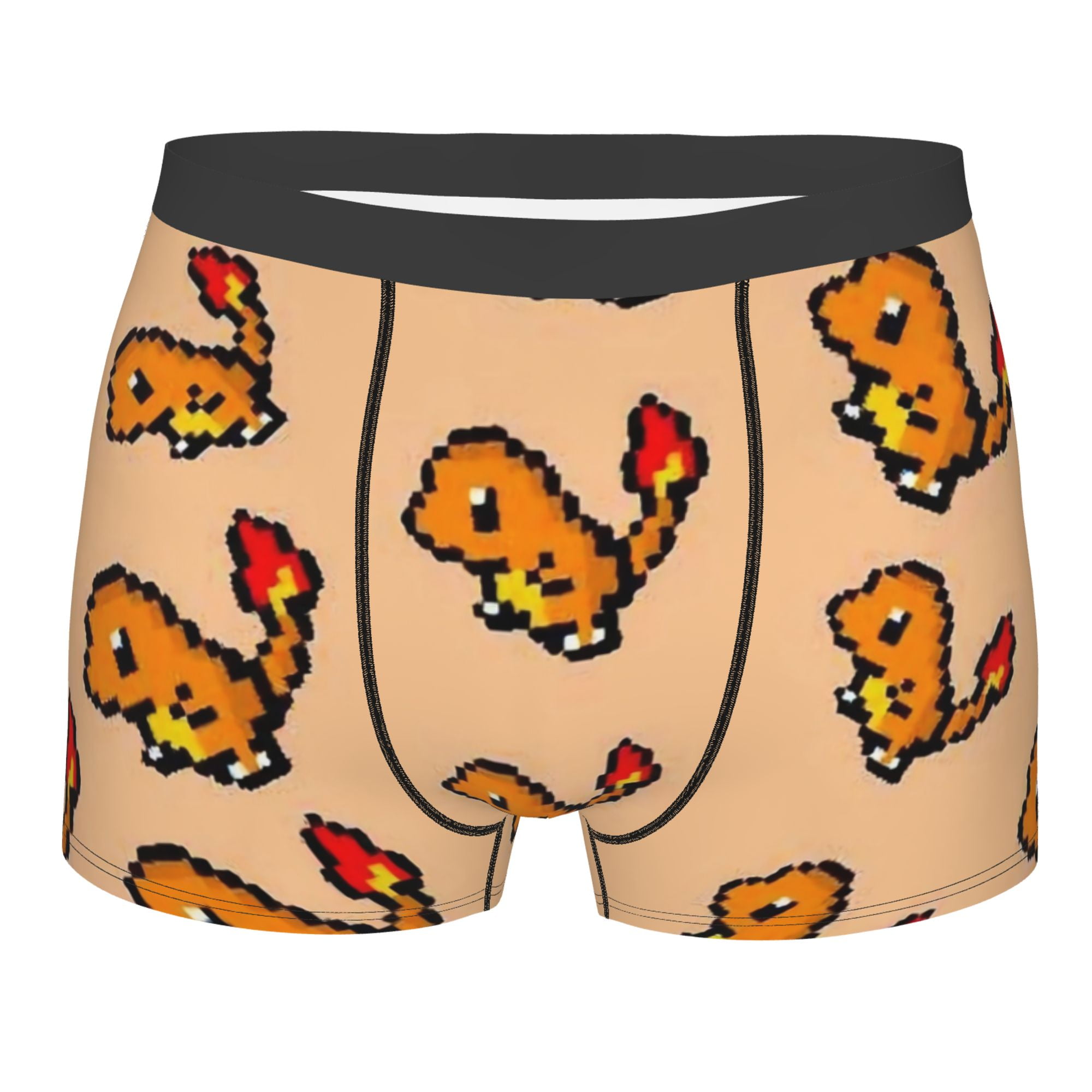 Men's Pokémon-Pikachu Charizard Boxer Briefs Funny Boxer Shorts ...