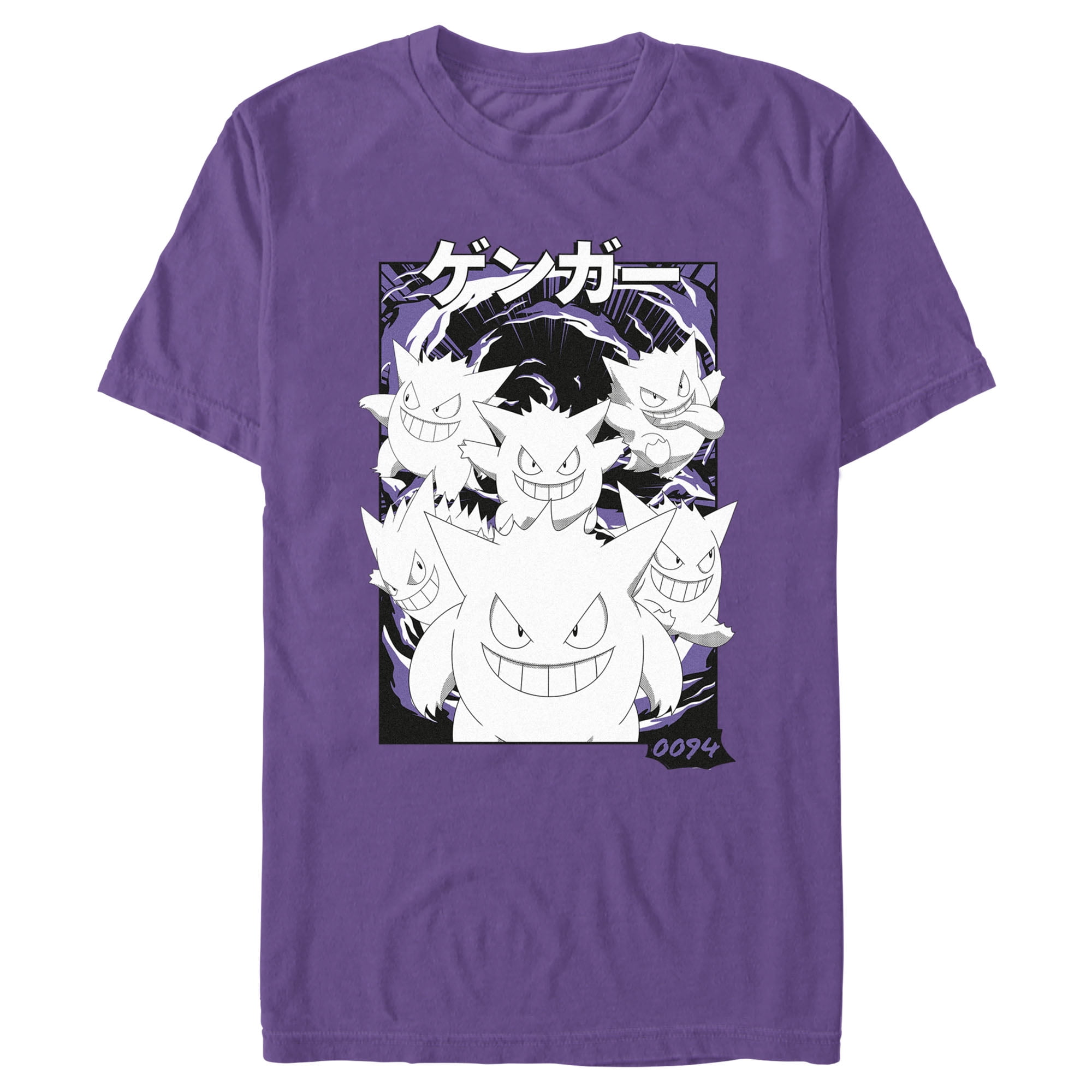 Men's Pokemon Comic Book Gengar 0094 Graphic T-Shirt - Walmart.com