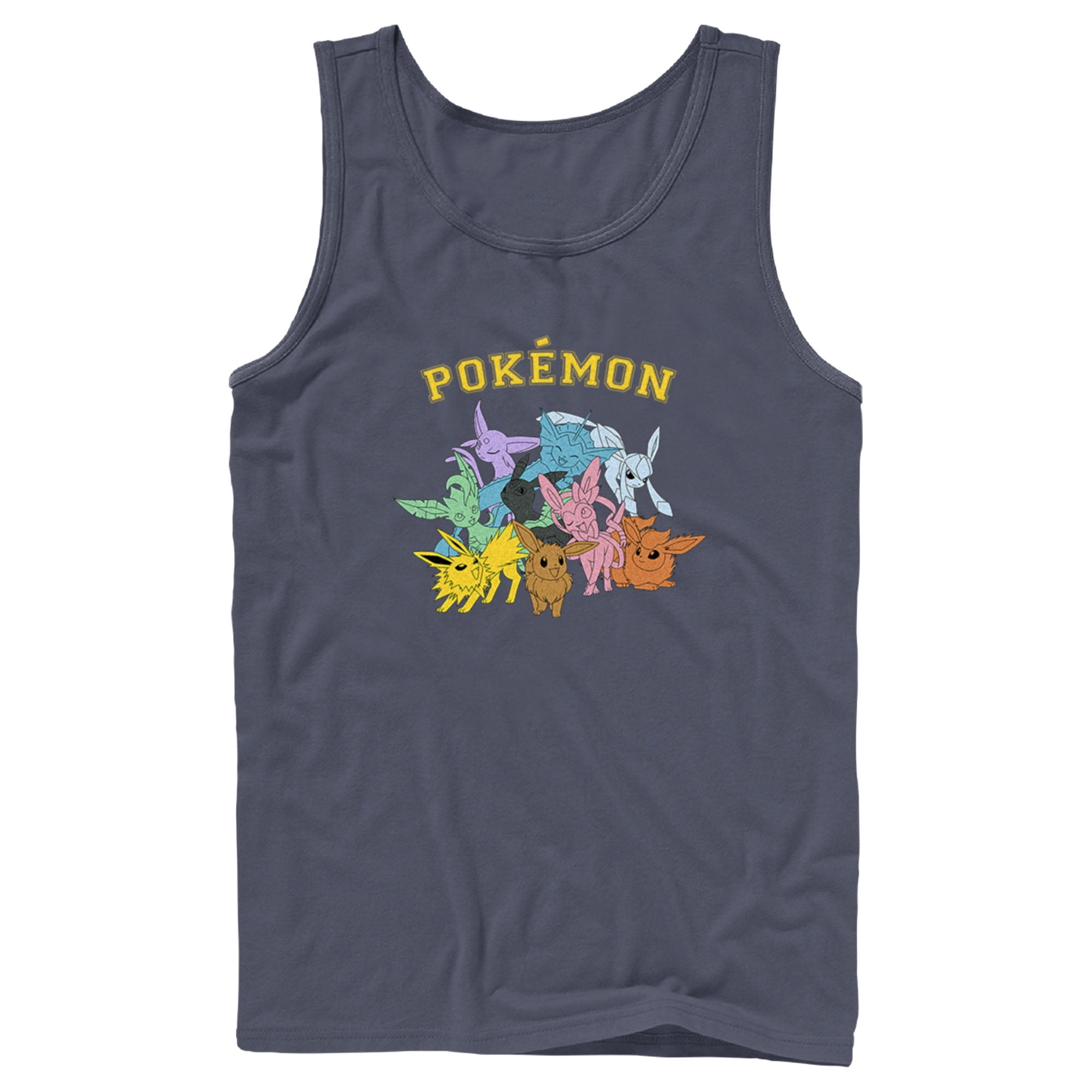 Men's Pokemon Eeveelutions Tank Top Navy Blue X Large - Walmart.com
