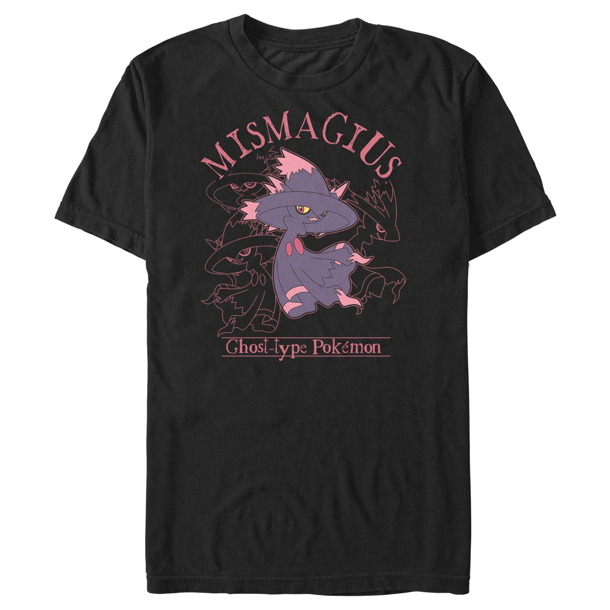 Men's Pokemon Ghost Type Mismagius Graphic T-Shirt - Walmart.com