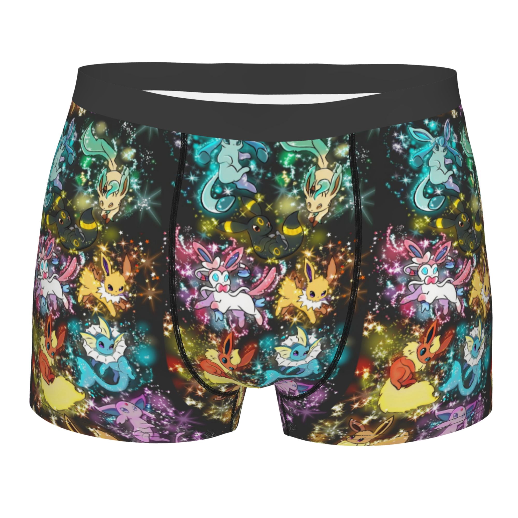 Men's Pokemon evee y evoluciones Boxer Brief Underwear,Anti-Chafing ...