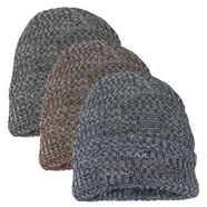 Polar Extreme Mens Insulated Thermal Knit Beanie, Warm for Cold Weather, Fleece Lined Comfort ...