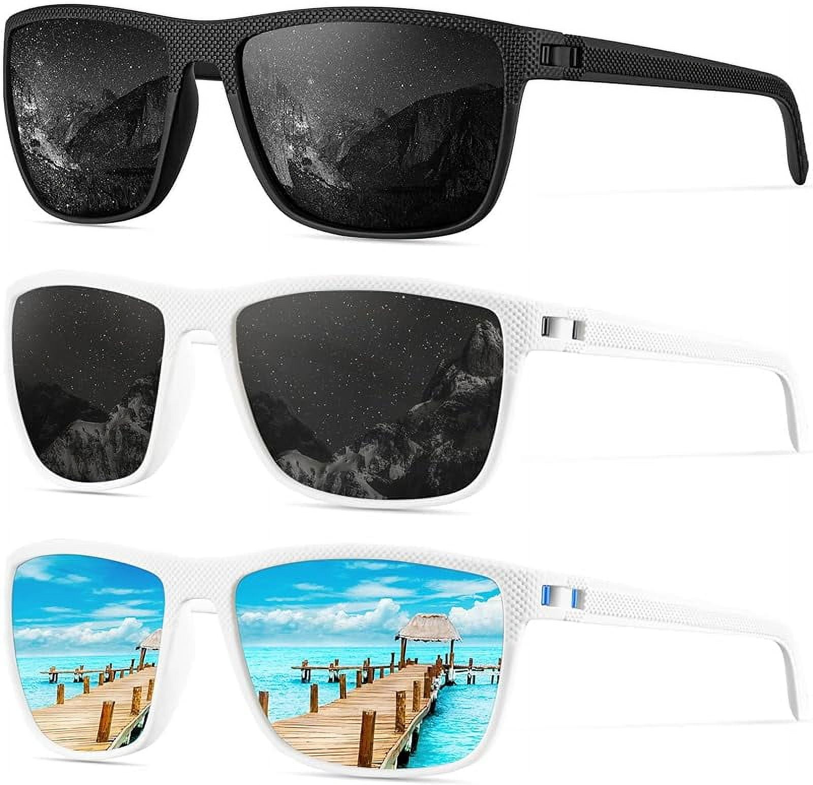 Mens Polarized Sunglasses Lightweight Sun Protection Glasses Uv Protection Suitable For