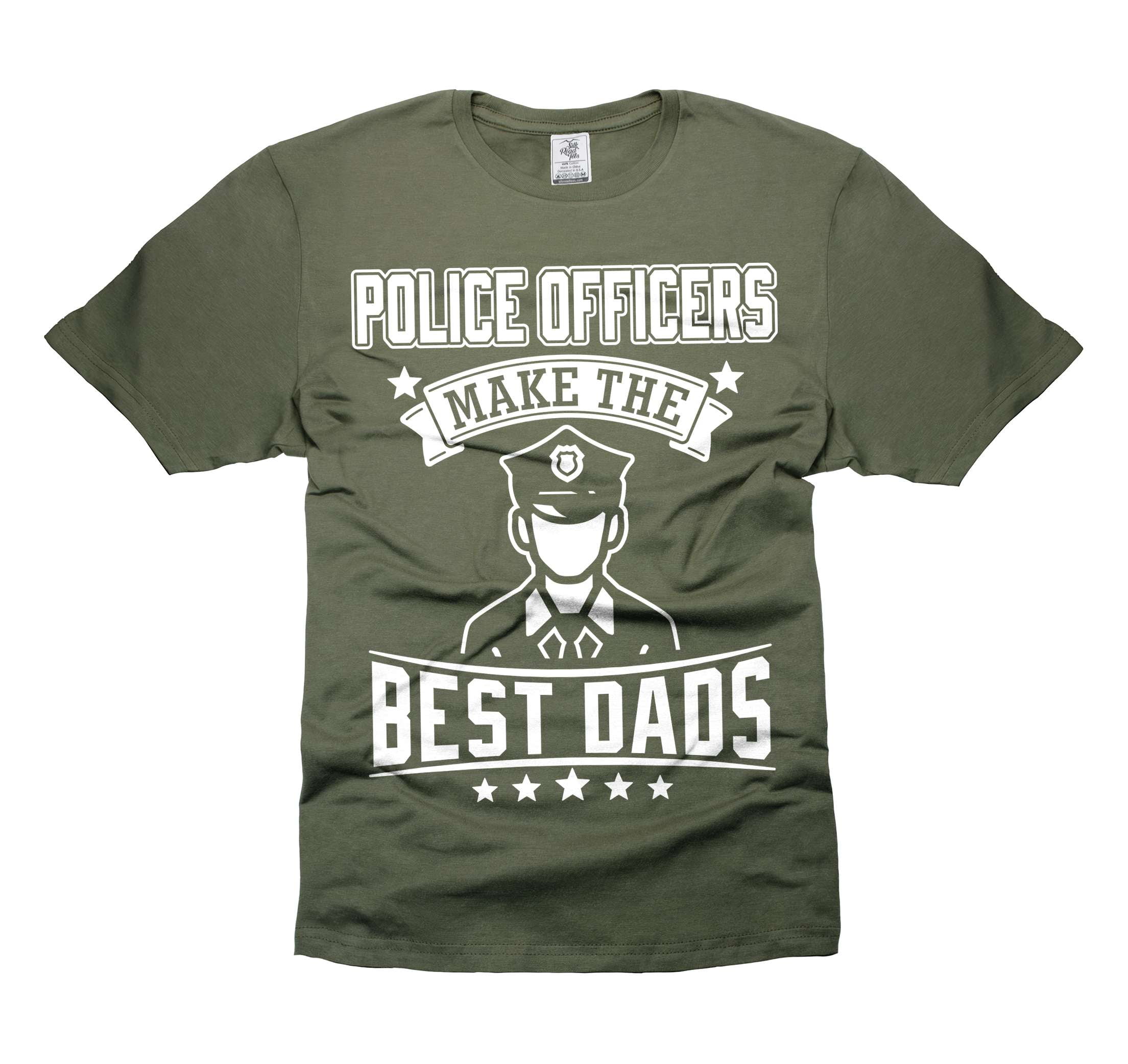 Men's Police Officer Shirt Police Officers Make The Best Dads Shirt ...
