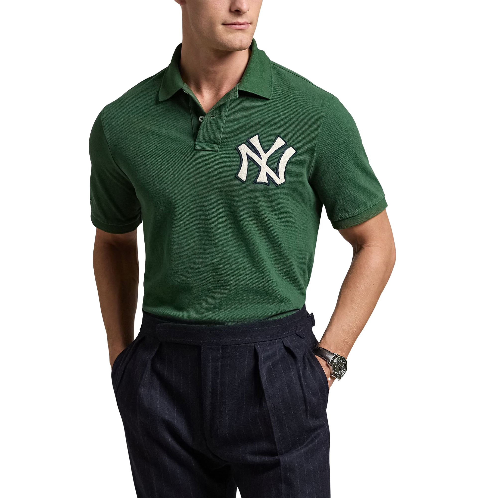 Men's Polo Ralph Lauren Green New York Yankees Polo - Walmart.com