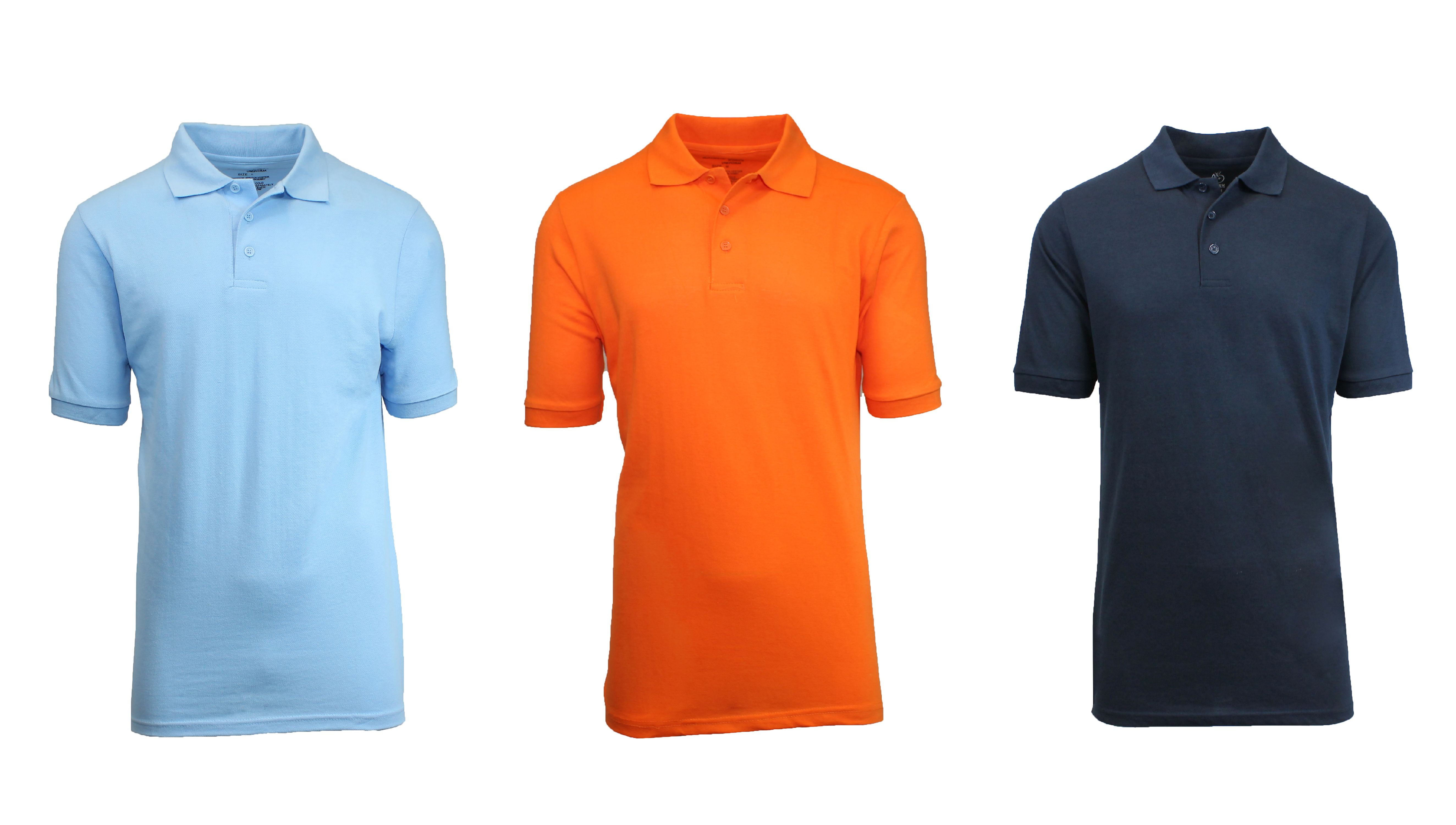 Men's Polo Shirt (3 Pack) - Walmart.com