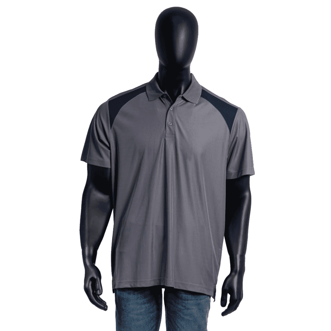 Asano Men's Performance Polo - 100% Polyester Pique 4.0 oz - Moisture ...