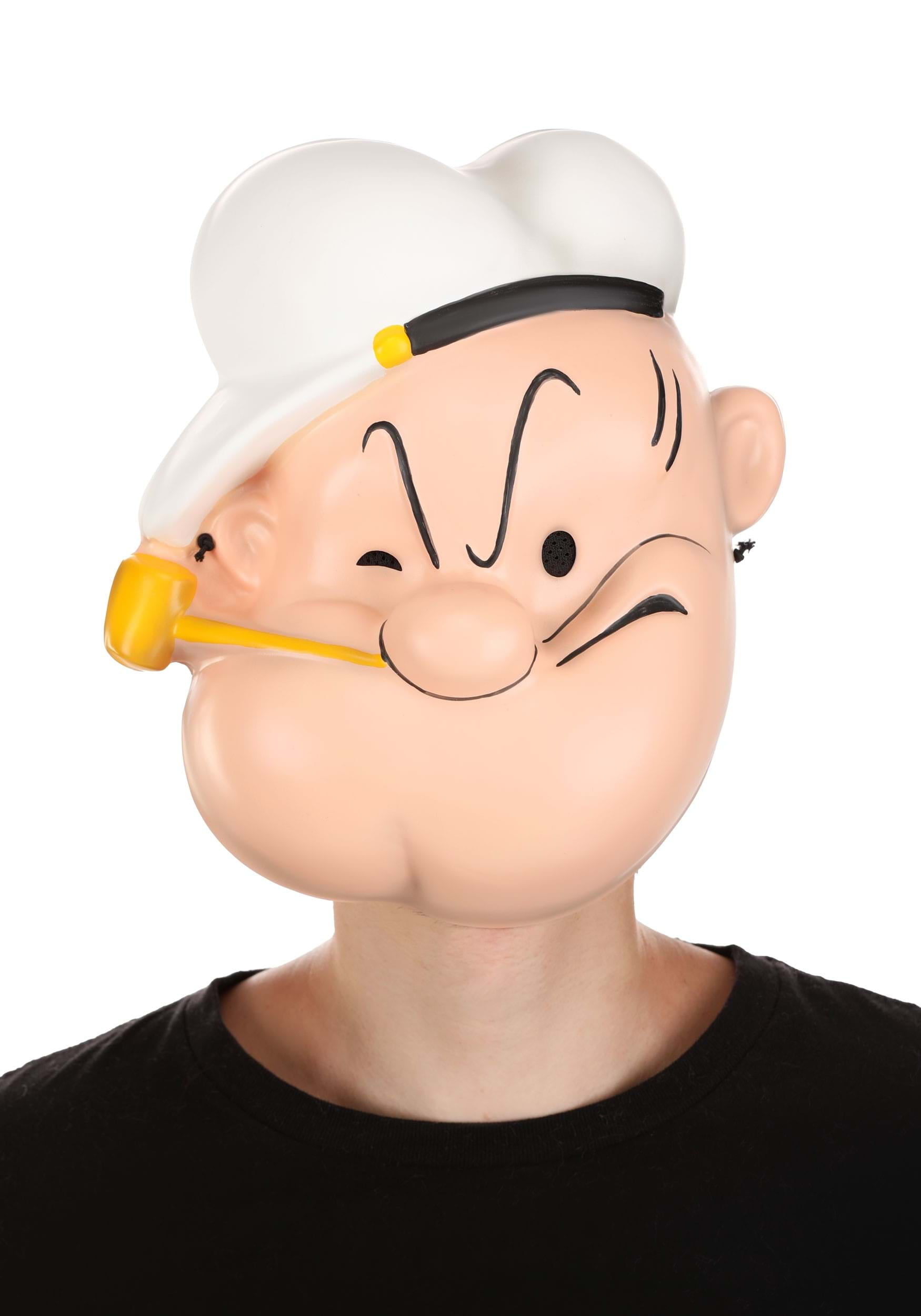 Men's Popeye Costume Mask - Walmart.com