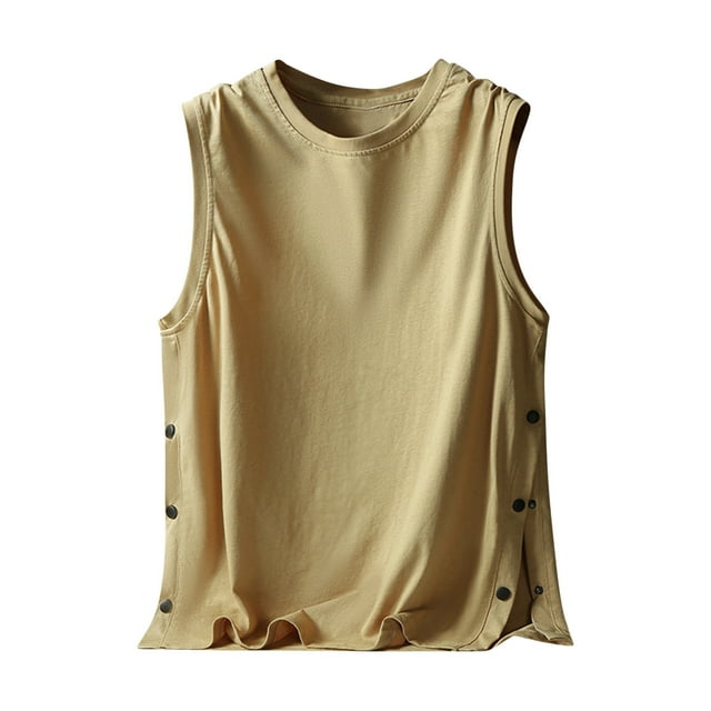 Men's Post Shoulder Surgery Tank Tops Solid Color Recovery Tear Away ...