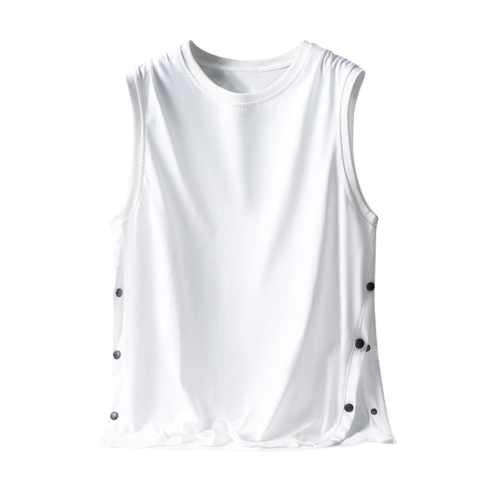 Men's Post Shoulder Surgery Tank Tops Solid Color Recovery Tear Away ...