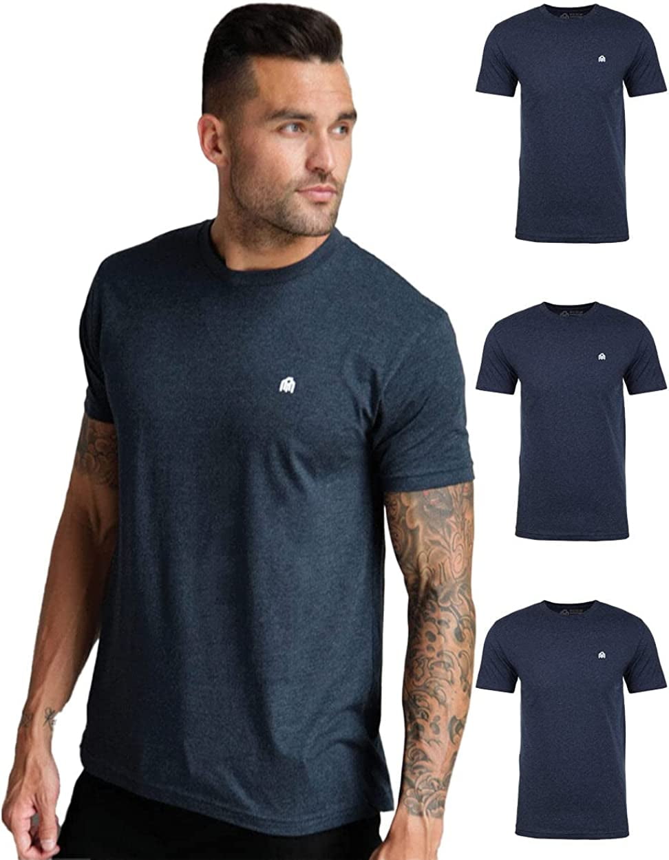 Men's Premium Basic Crewneck T-Shirt 3-Packs - Soft & Fitted S - 4XL ...