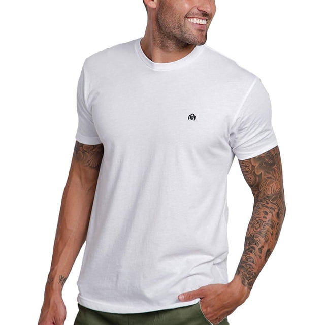 Men's Premium Basic Crewneck T-Shirts - Soft & Fitted Tees S - 4XL ...