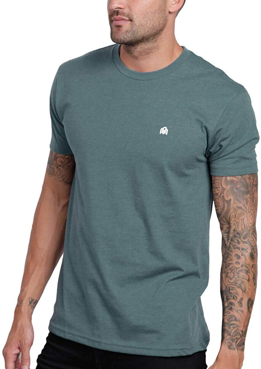 Men's Premium Basic Crewneck T-Shirts - Soft & Fitted Tees S - 4XL ...