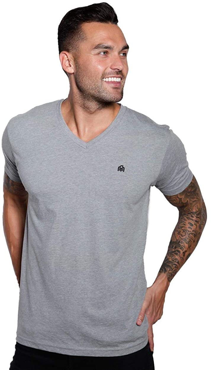 Men's Premium Basic V Neck T-Shirts - Soft & Fitted Tees S - 4XL ...
