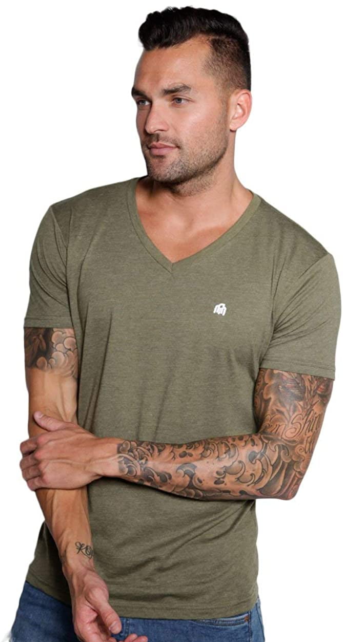 Men's Premium Basic V Neck T-Shirts - Soft & Fitted Tees S - 4XL ...