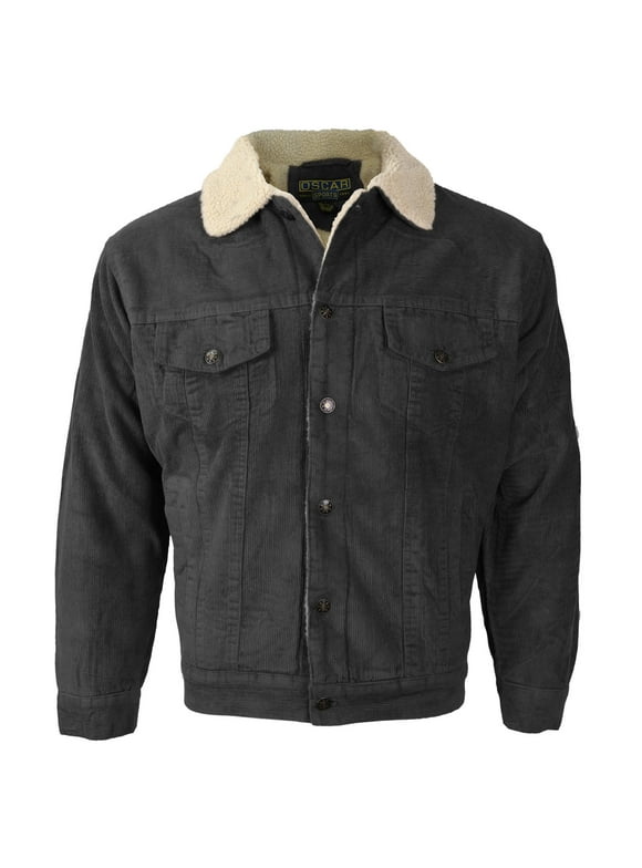 Mens Corduroy Sherpa Jacket