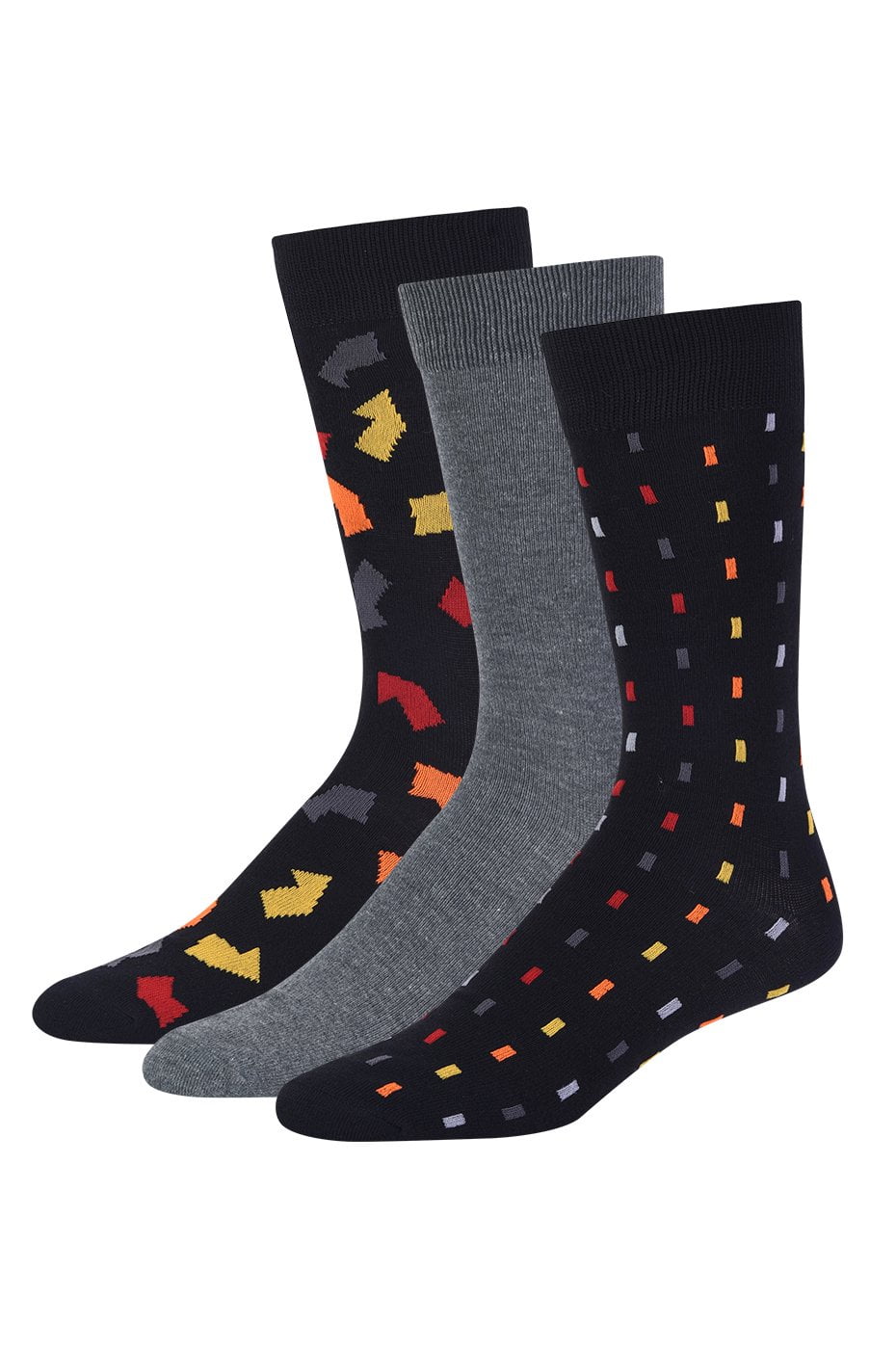 Men's Premium Classic Fashion Crew Socks Assorted Styles (12 Pairs ...