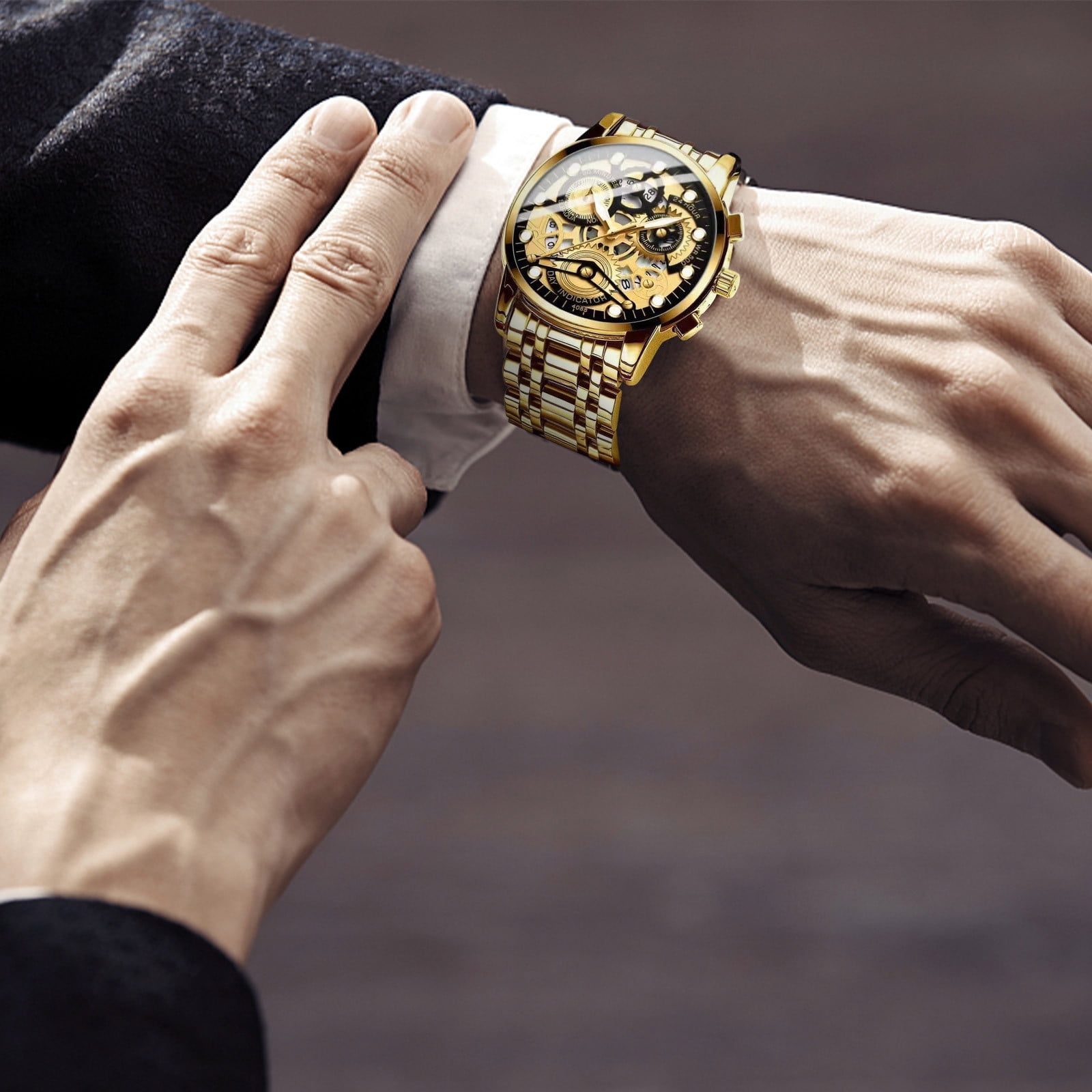 Men's Premium Quartz Watch! Noble Design, Accurate Grasp Of Time ...