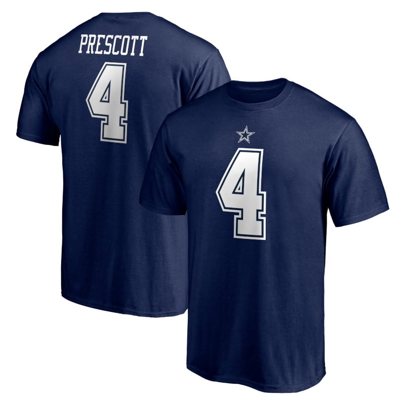 Men's Primary Color Short Sleeve Cotton Crew Tee Name & Number ...