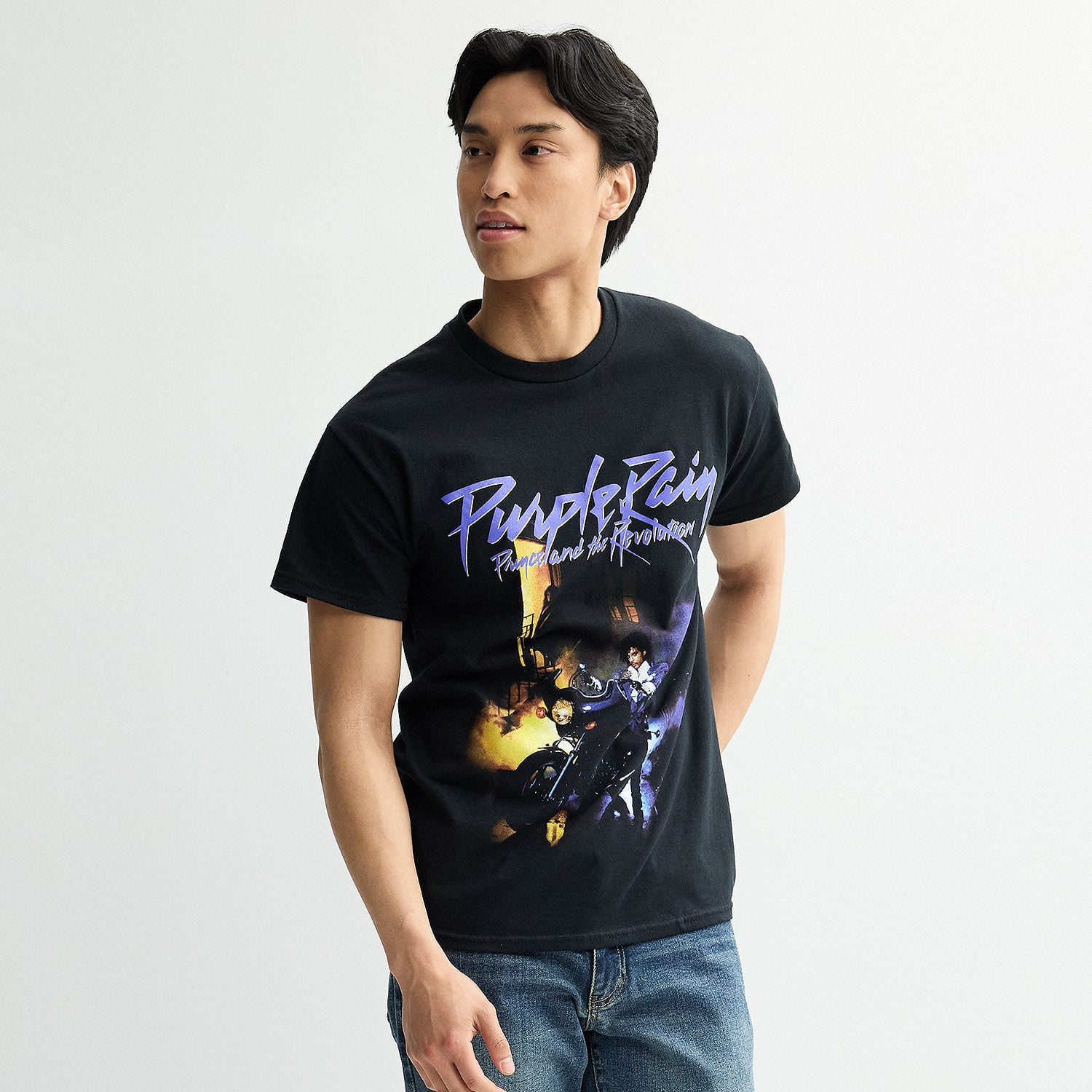 Men's Prince Purple Rain Graphic Tee - Walmart.com