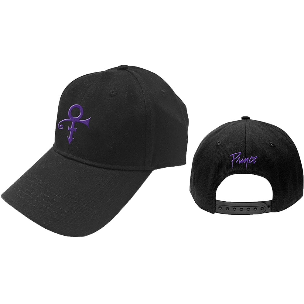 Men's Prince Purple Symbol Baseball Cap Adjustable Black - Walmart.com